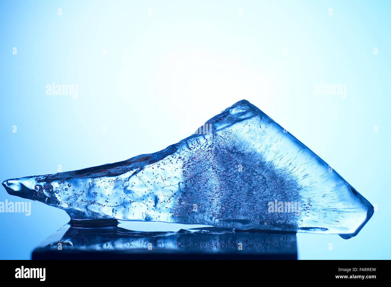 stock image of the ice texture and shape Stock Photo - Alamy