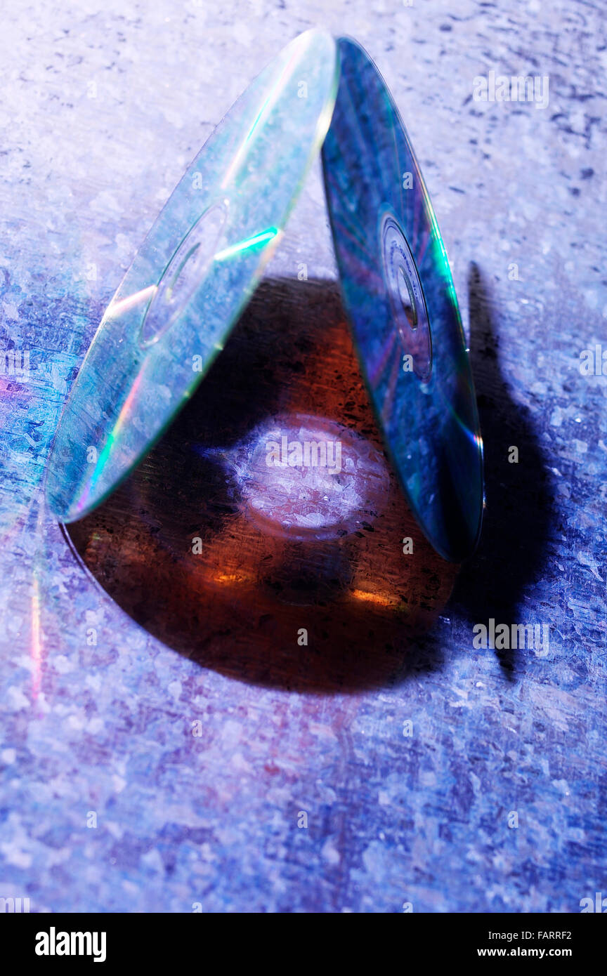 stock image of cd or compact disc with shadow Stock Photo - Alamy