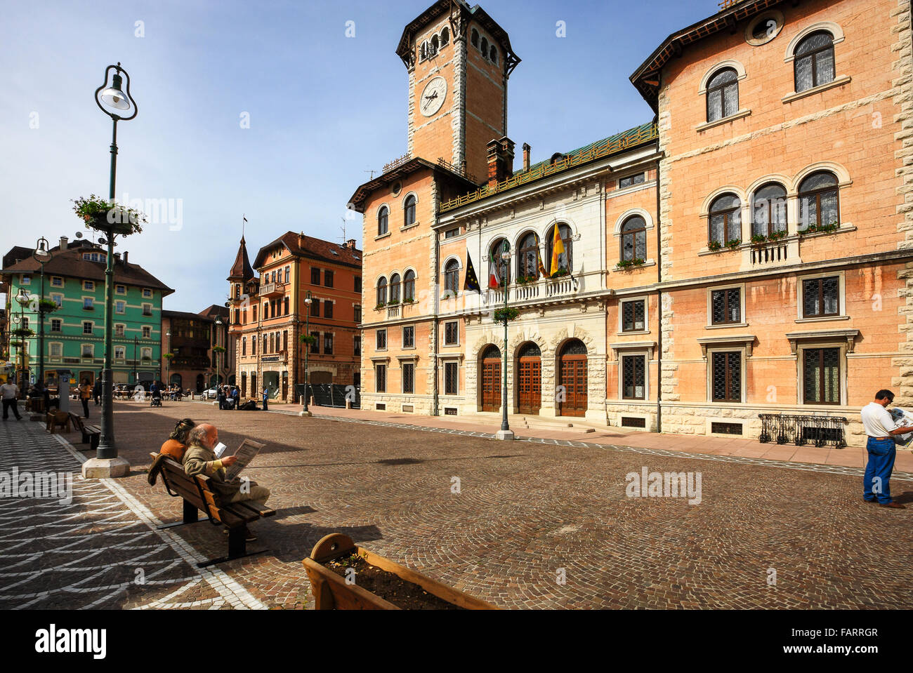 Italy Asiago Town Hall Stock Photo - Alamy