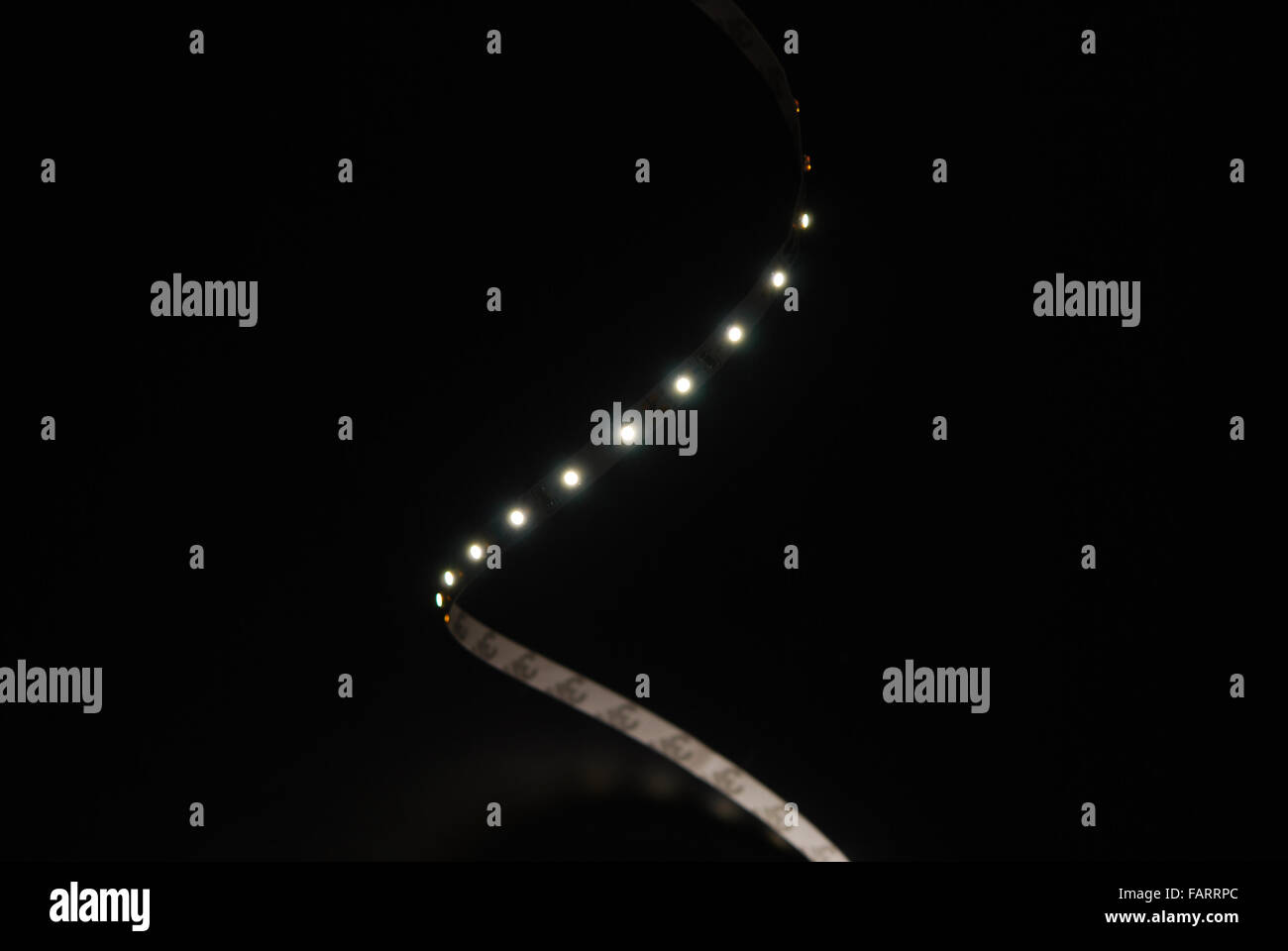 Included Led strip on the black background Stock Photo - Alamy