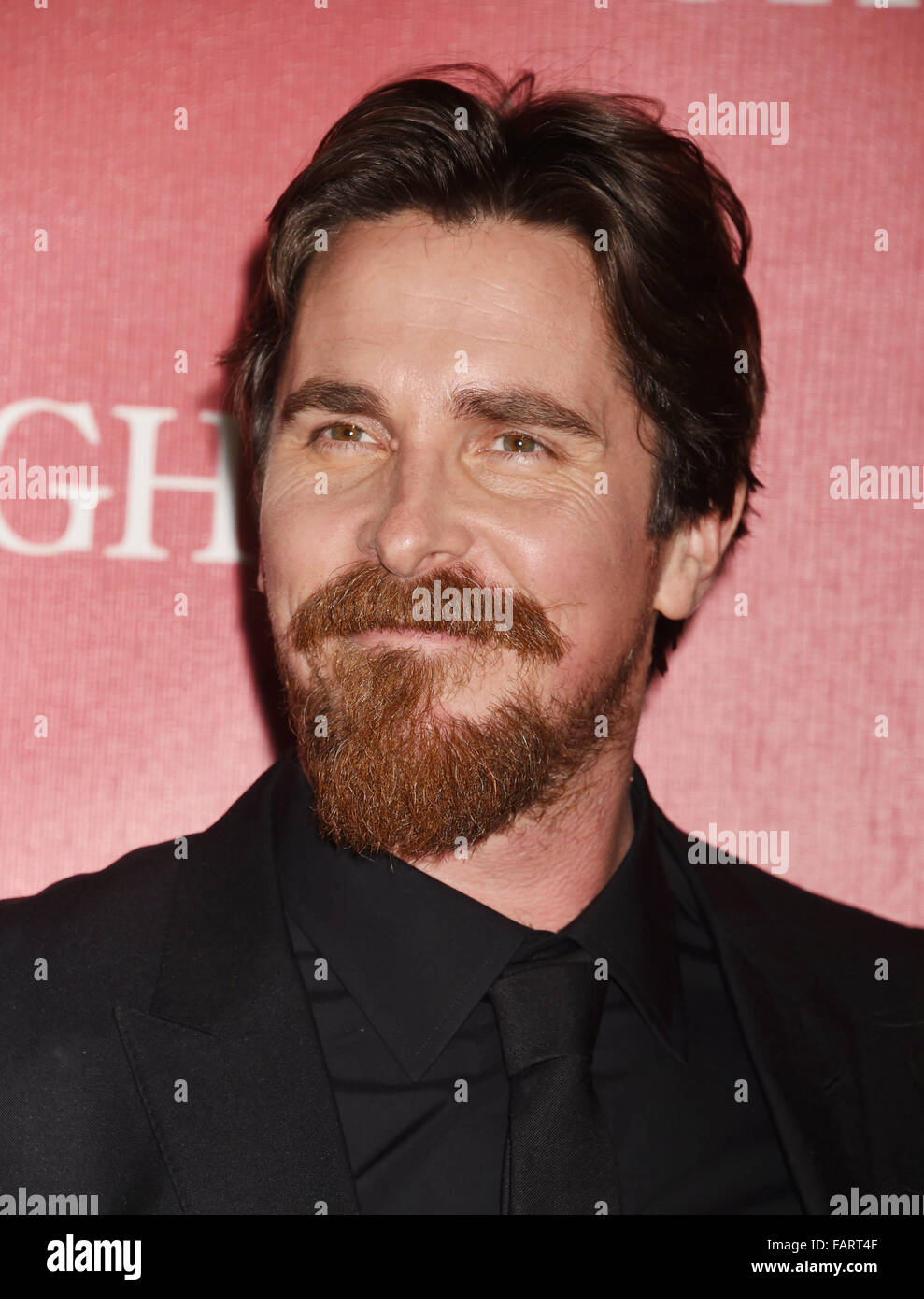 CHRISTIAN BALE US film actor in January 2015. Photo Jeffrey Mayer Stock ...