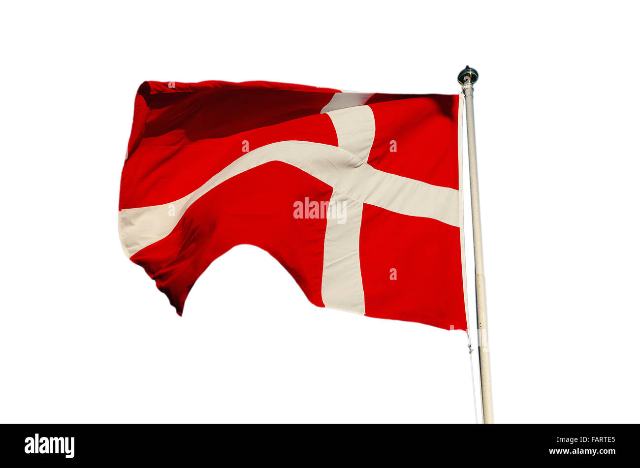 Flag of Denmark Stock Photo - Alamy