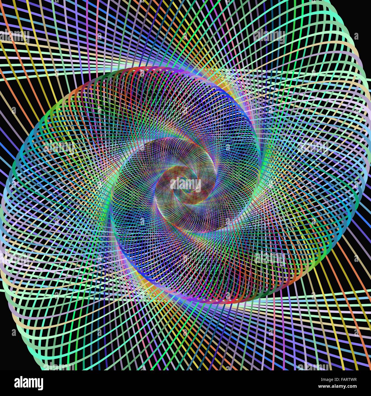 Spiral string Stock Vector Images - Alamy