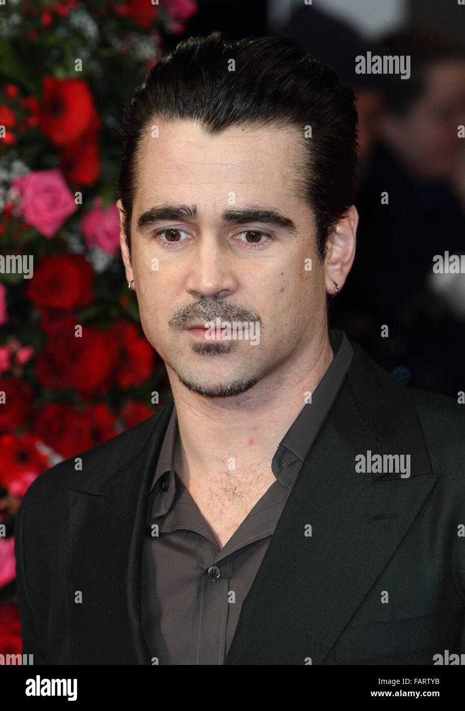 London. UK. Colin Farrell at the UK premiere of 'A New York Winter's ...