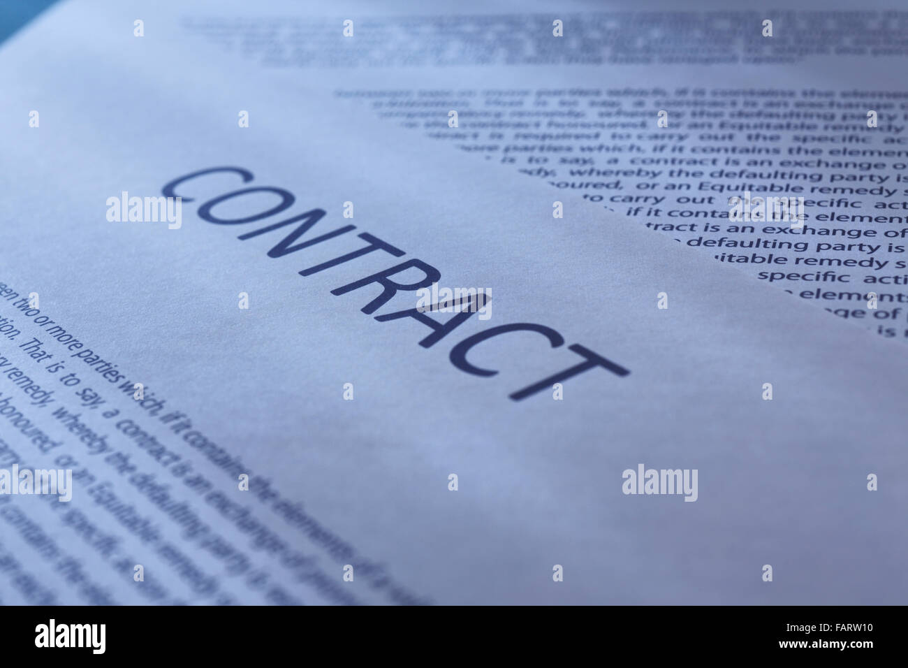 Contract two hi-res stock photography and images - Alamy
