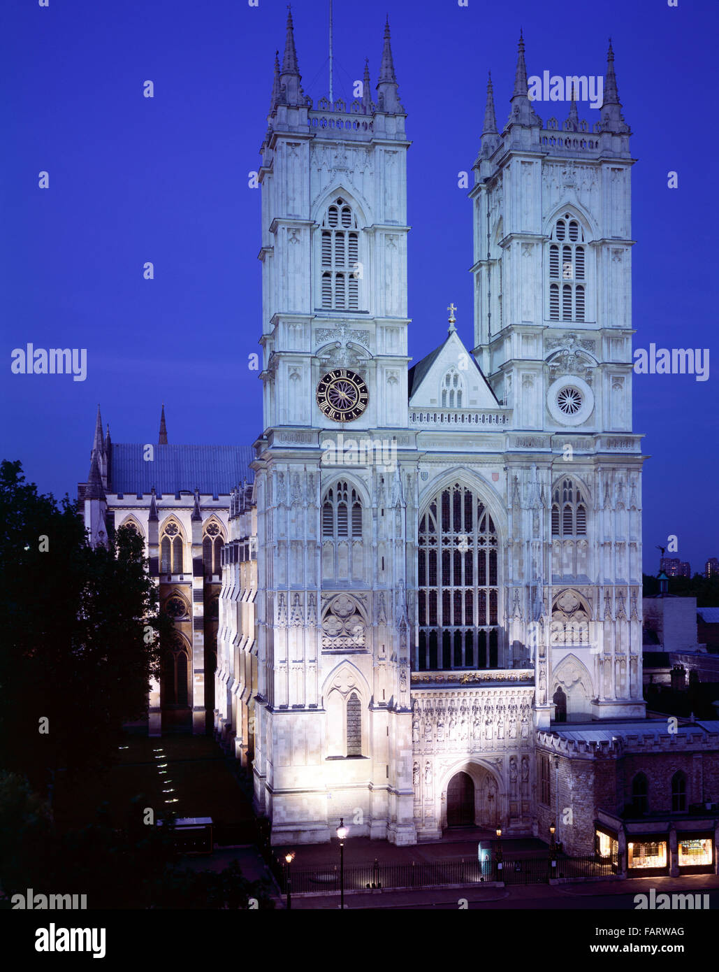West front westminster abbey hi-res stock photography and images - Alamy