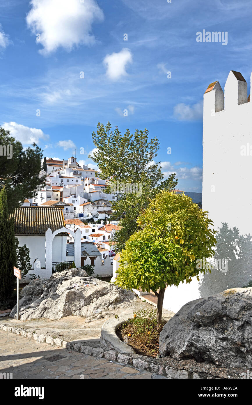 Comares ( Moorish white fortress town 8th century ) Spanish province of ...