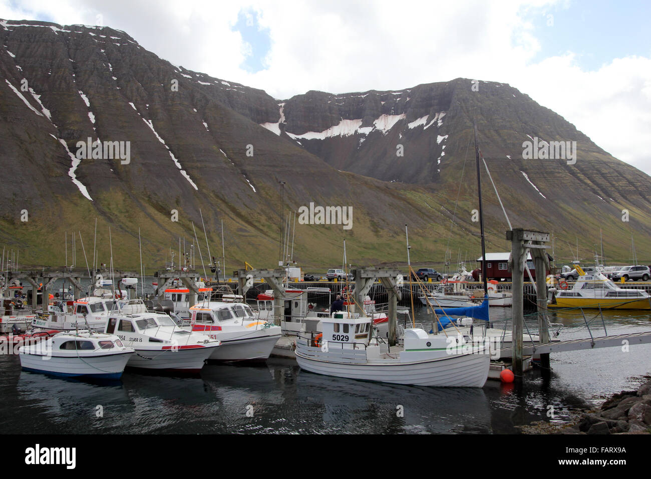 Isafjordur Harbour Iceland Stock Photo - Alamy