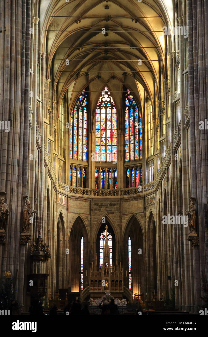 Prague castle interior hi-res stock photography and images - Alamy