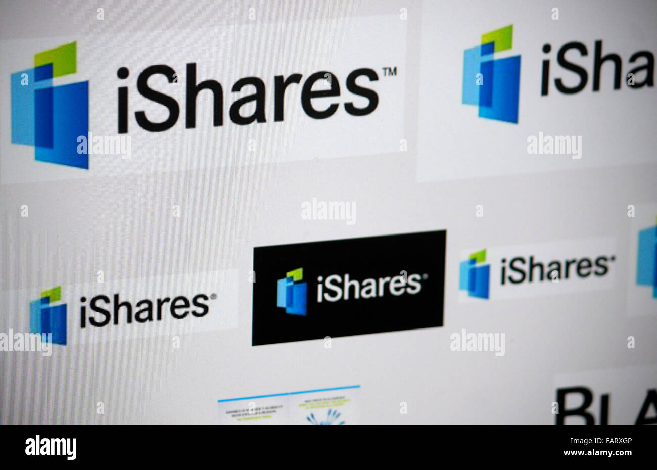 Ishares logo hi-res stock photography and images - Alamy