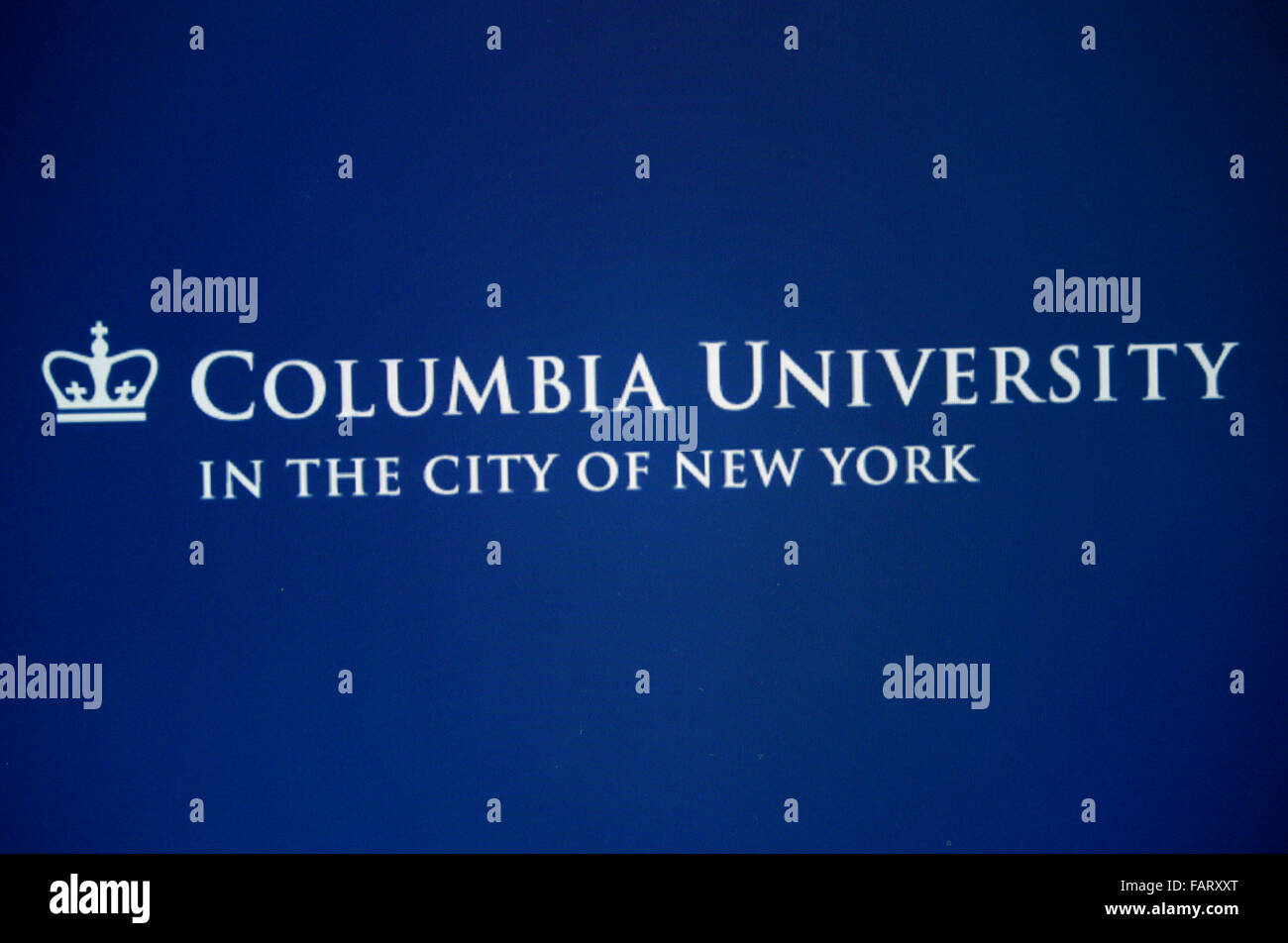 Columbia university logo hi-res stock photography and images - Alamy