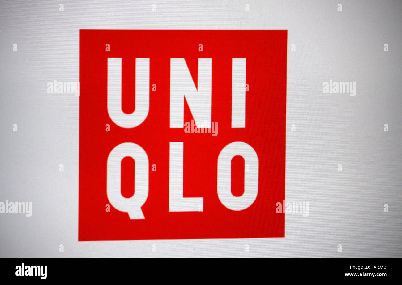Uniqlo logo hi-res stock photography and images - Alamy