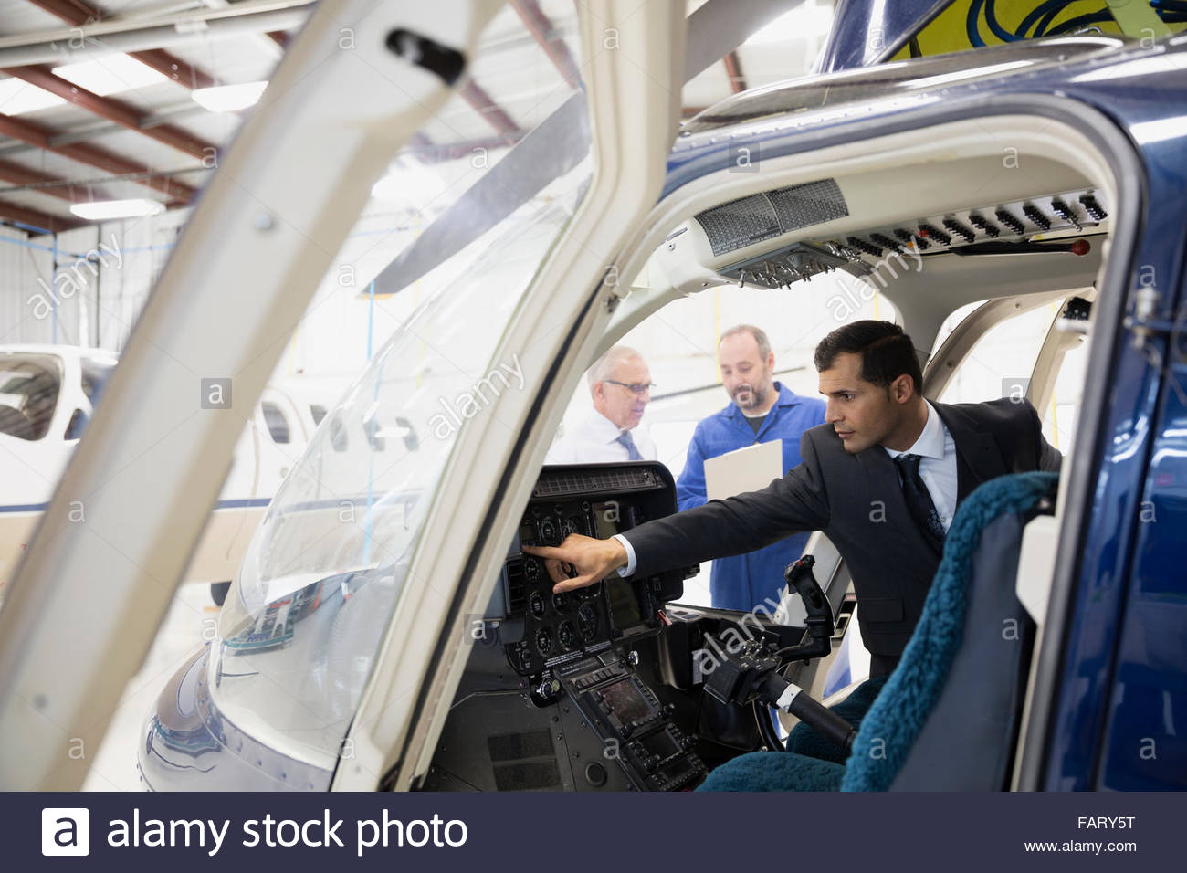 Pilot cockpit helicopter hi-res stock photography and images - Alamy