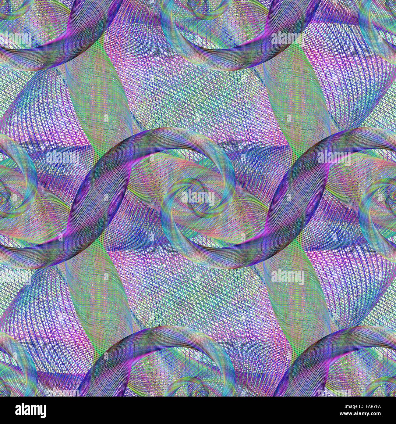 Colorful wire spiral pattern Stock Vector Image & Art - Alamy