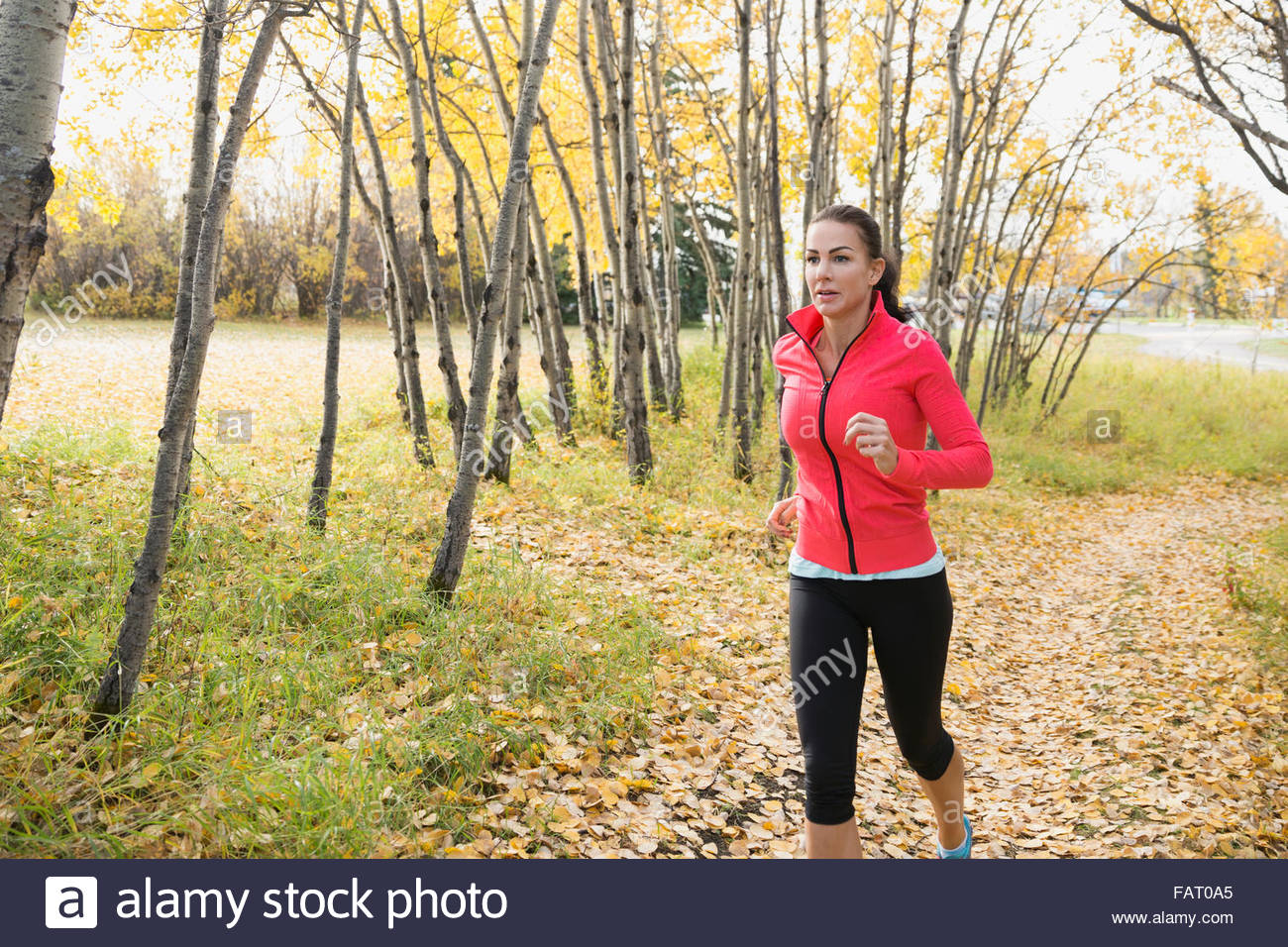 Woman jogging hi-res stock photography and images - Alamy