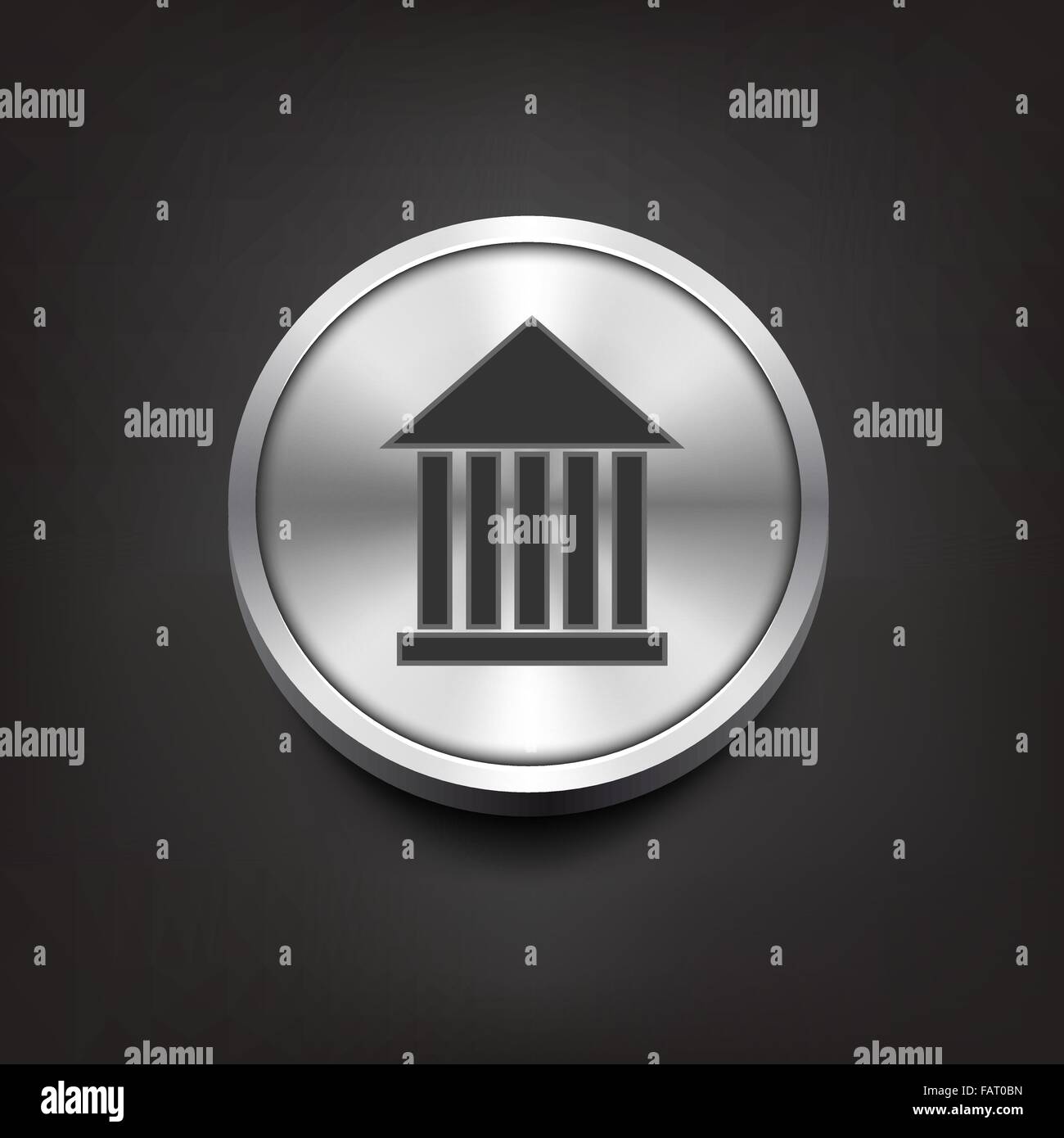 Silver metal base Stock Vector Images - Alamy