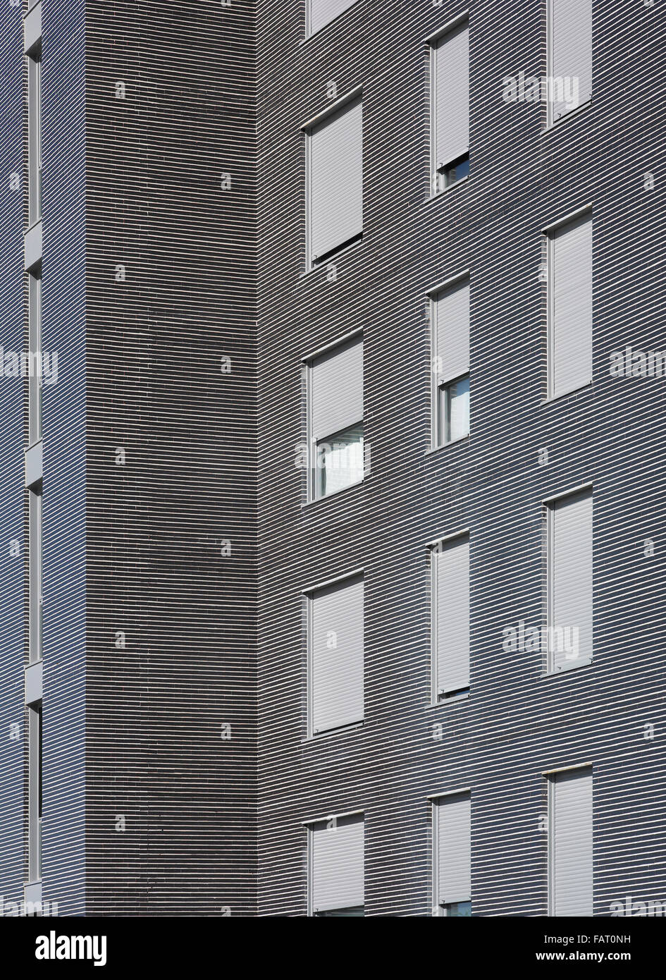 Modern residential building exterior facade Stock Photo - Alamy