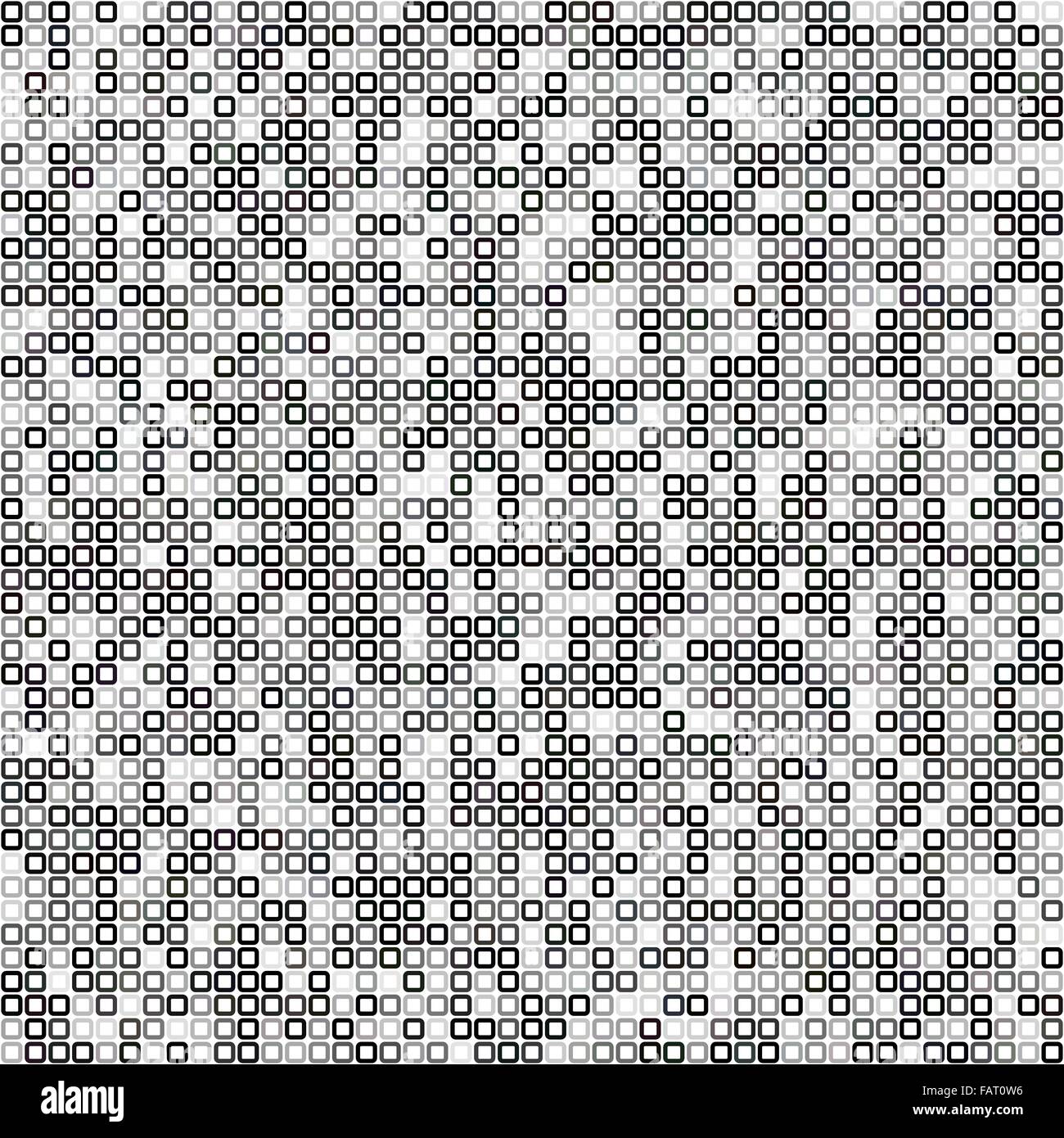 Noise square pixel mosaic Stock Vector Images - Alamy