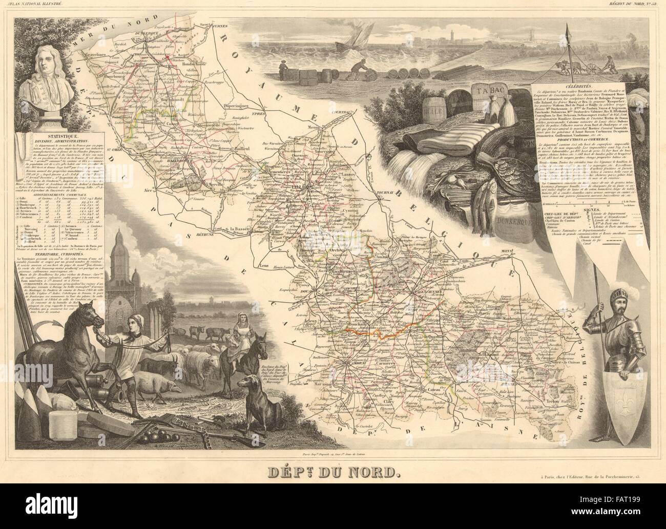 Carte du nord hi-res stock photography and images - Alamy