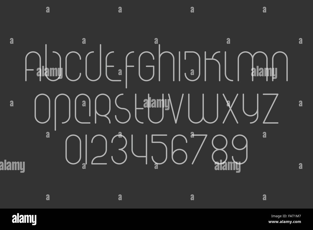 Stylized letters Black and White Stock Photos & Images - Alamy