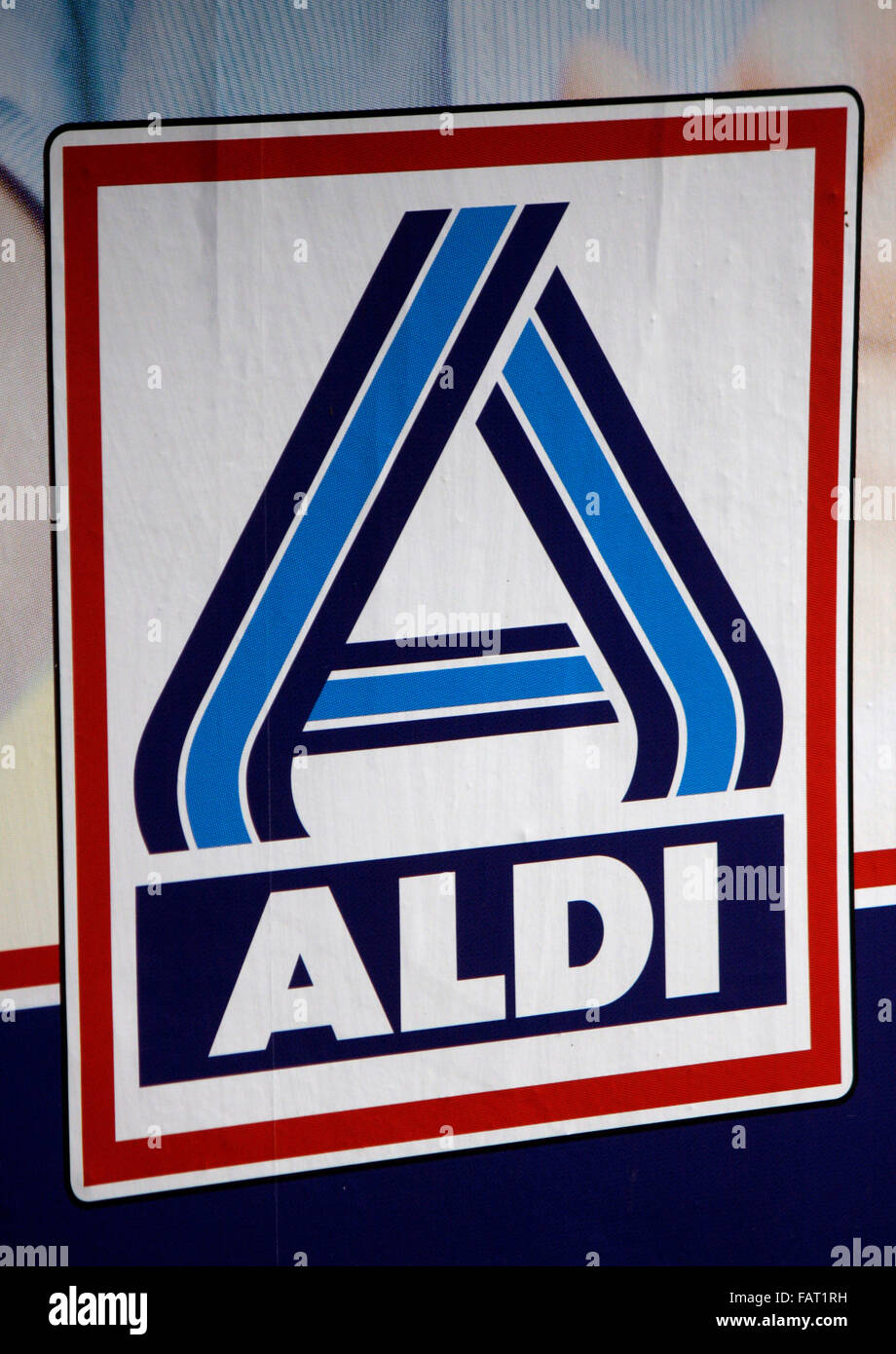 Aldi logo brand hi-res stock photography and images - Alamy