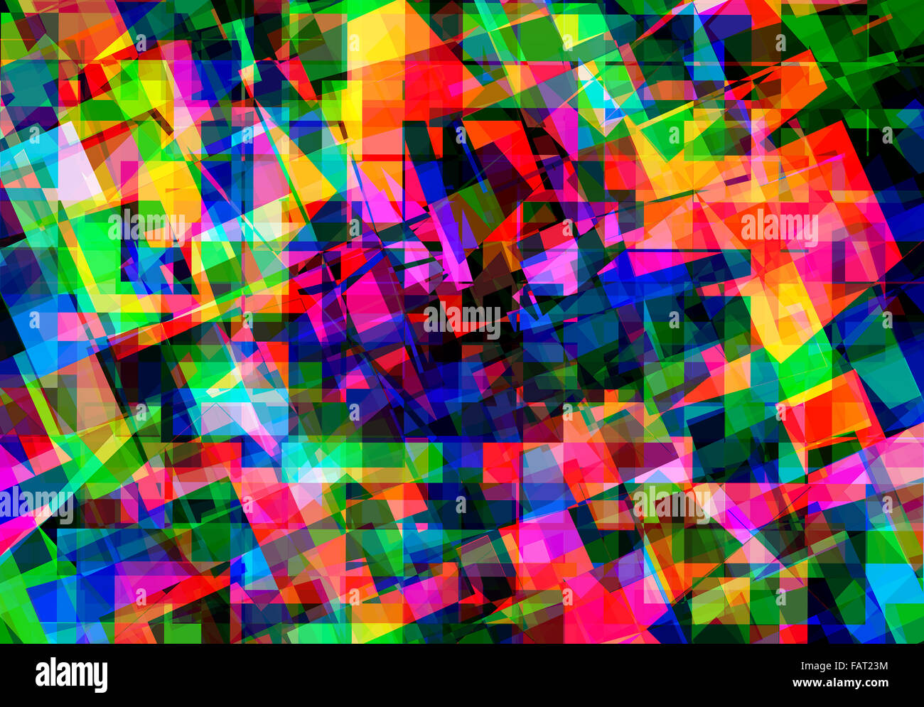 abstract multicolor background with crystal pattern Stock Photo - Alamy