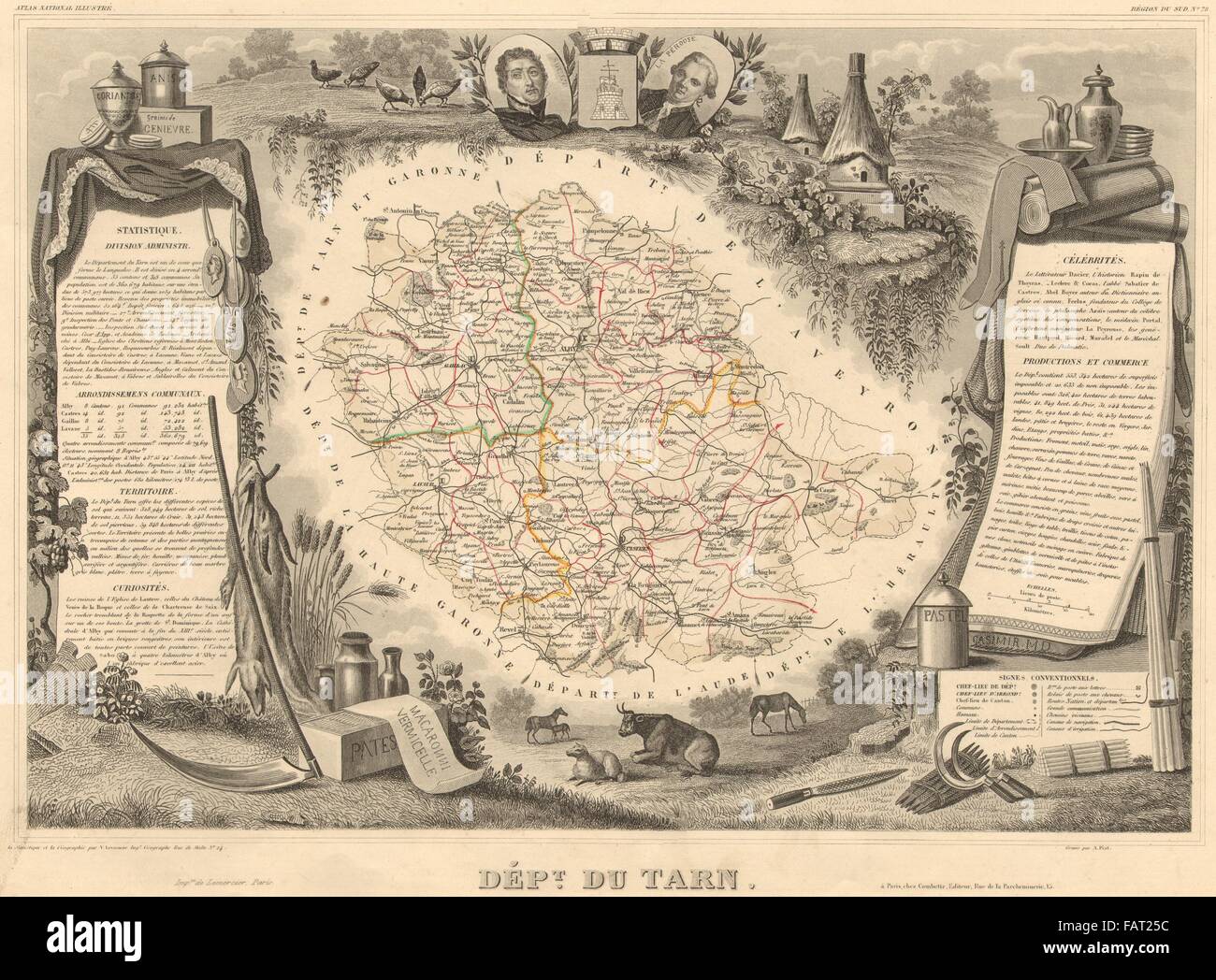 Map of tarn hi-res stock photography and images - Alamy