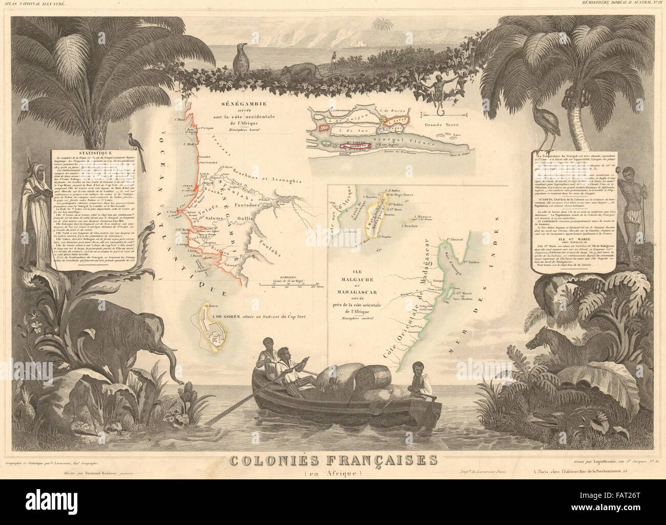 Africa colonies map hi-res stock photography and images - Alamy