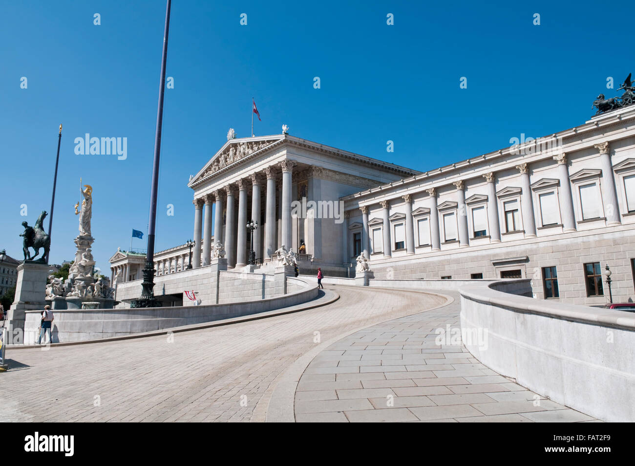 The Austrian Parliament building in Vienna, Austria Stock Photo - Alamy
