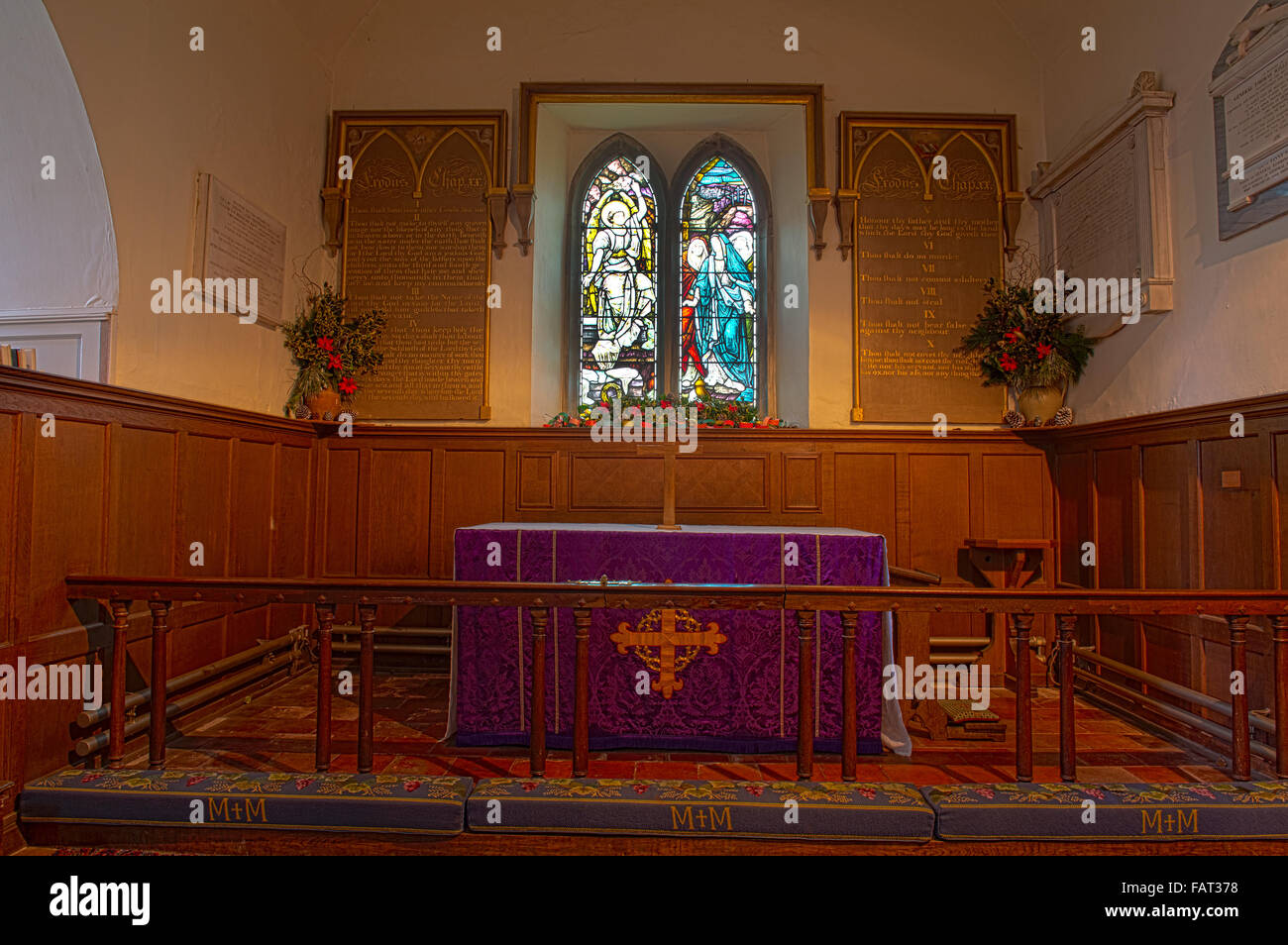 All Saints Church, Minstead, New Forest, Hampshire, England, UK. - view ...