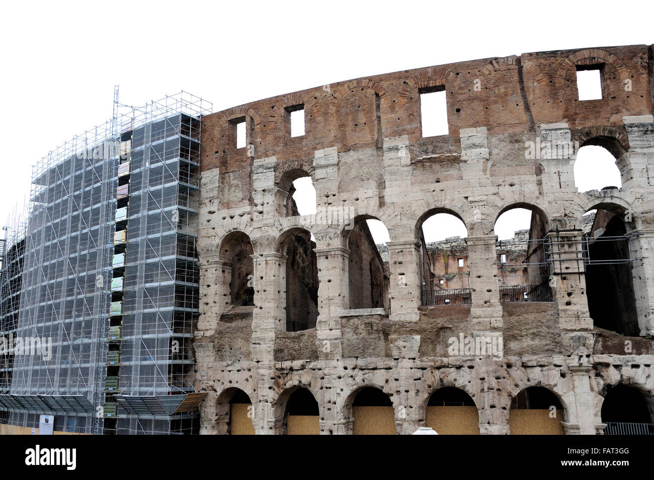 Rome scaffolding hi-res stock photography and images - Alamy