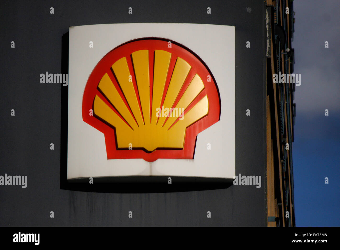 Markenname: "Shell", Berlin Stock Photo - Alamy