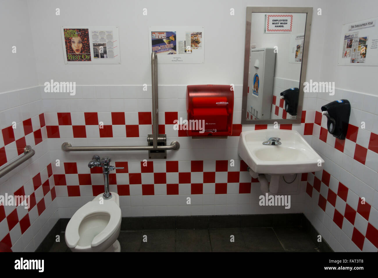 five guys hamburger restaurant chain business Stock Photo - Alamy