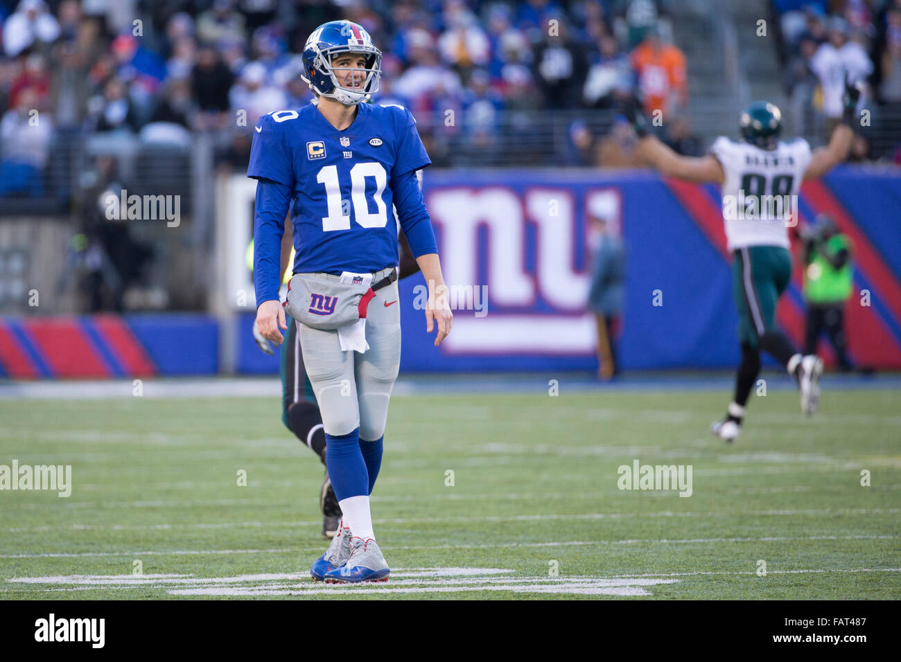East Rutherford, New Jersey, USA. 3rd Jan, 2016. New York Giants ...