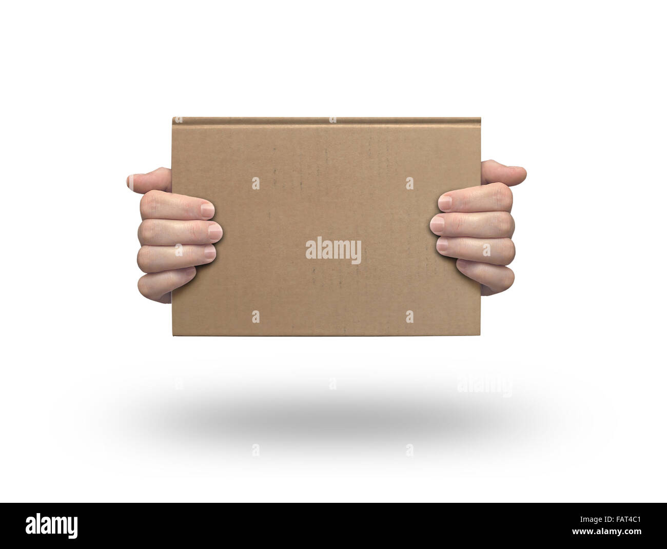 Holding card in hands Cut Out Stock Images & Pictures - Alamy