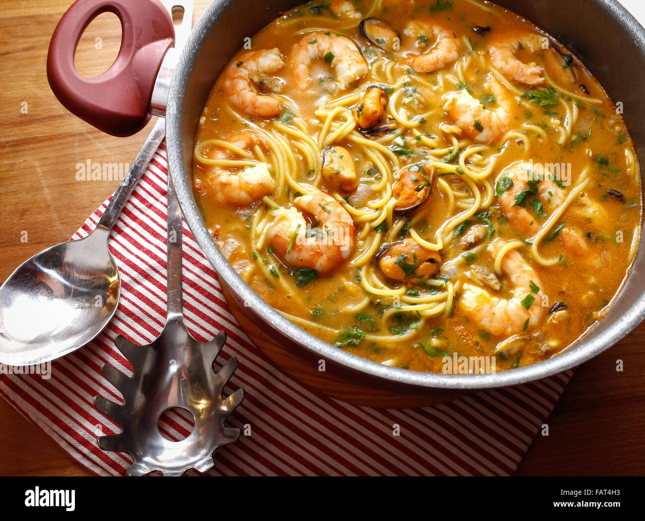 Fresh Fish Gourmet Dinner, with great details and colors Stock Photo ...