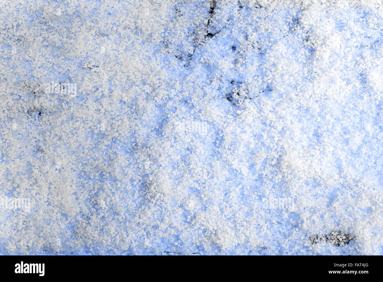 Snow clumps closeup Stock Photo - Alamy