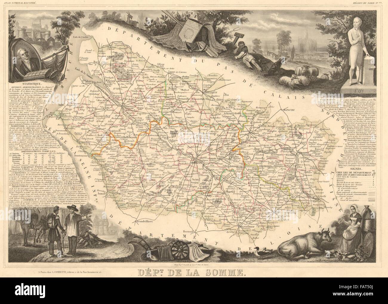 Somme map hi-res stock photography and images - Alamy