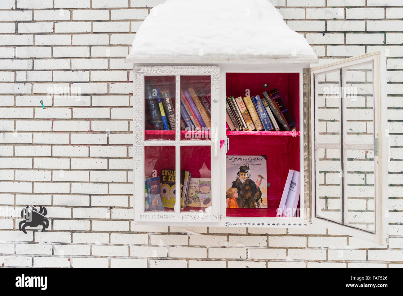 Little Free Library is a street-level book deposit where everyone can ...