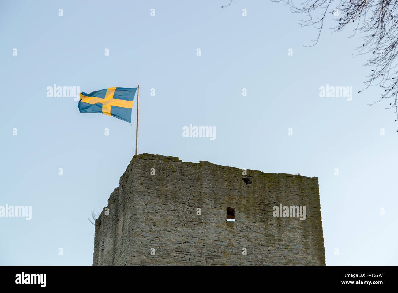 Swedish town flag hi-res stock photography and images - Alamy