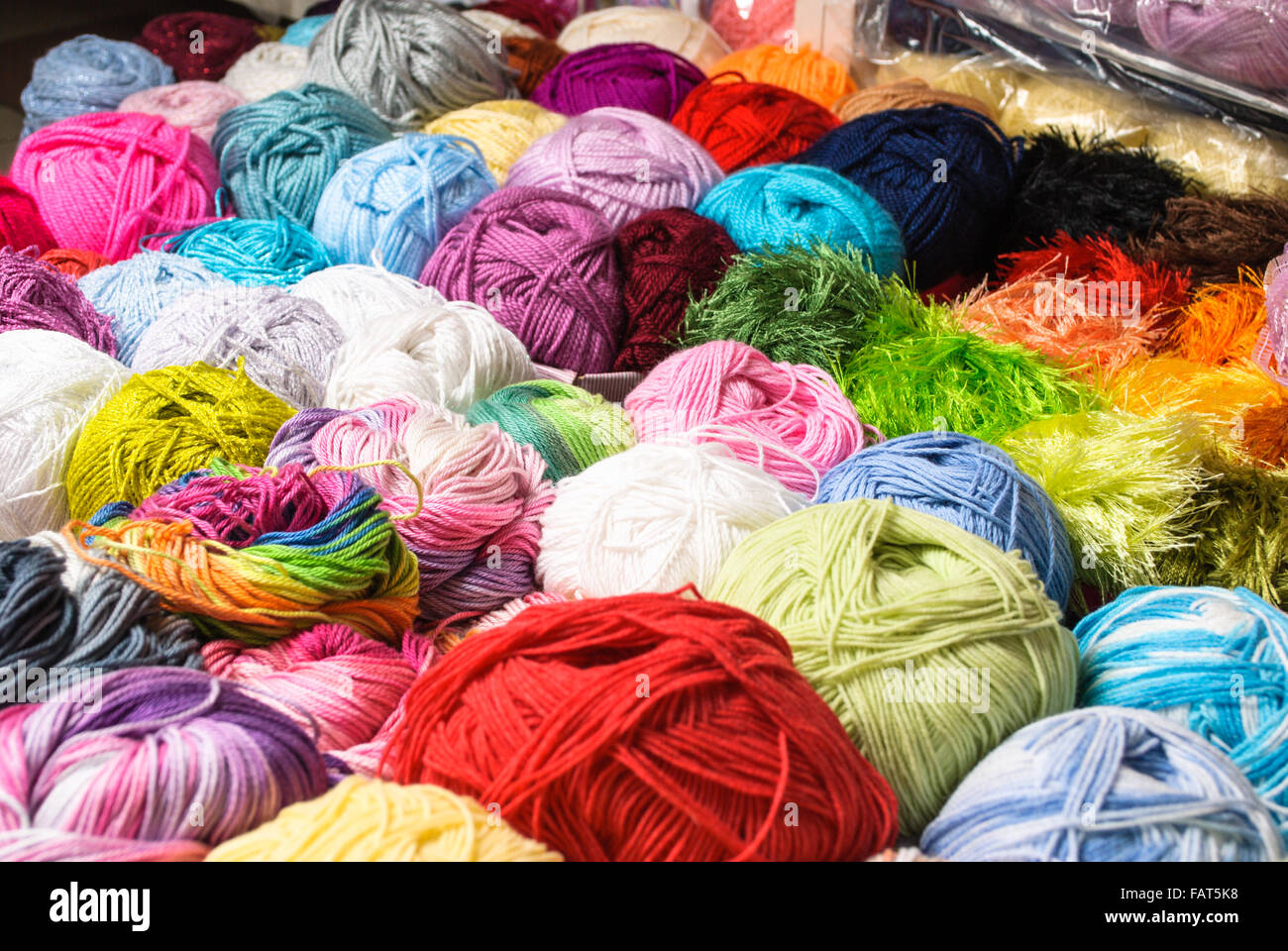 The color threads Stock Photo - Alamy