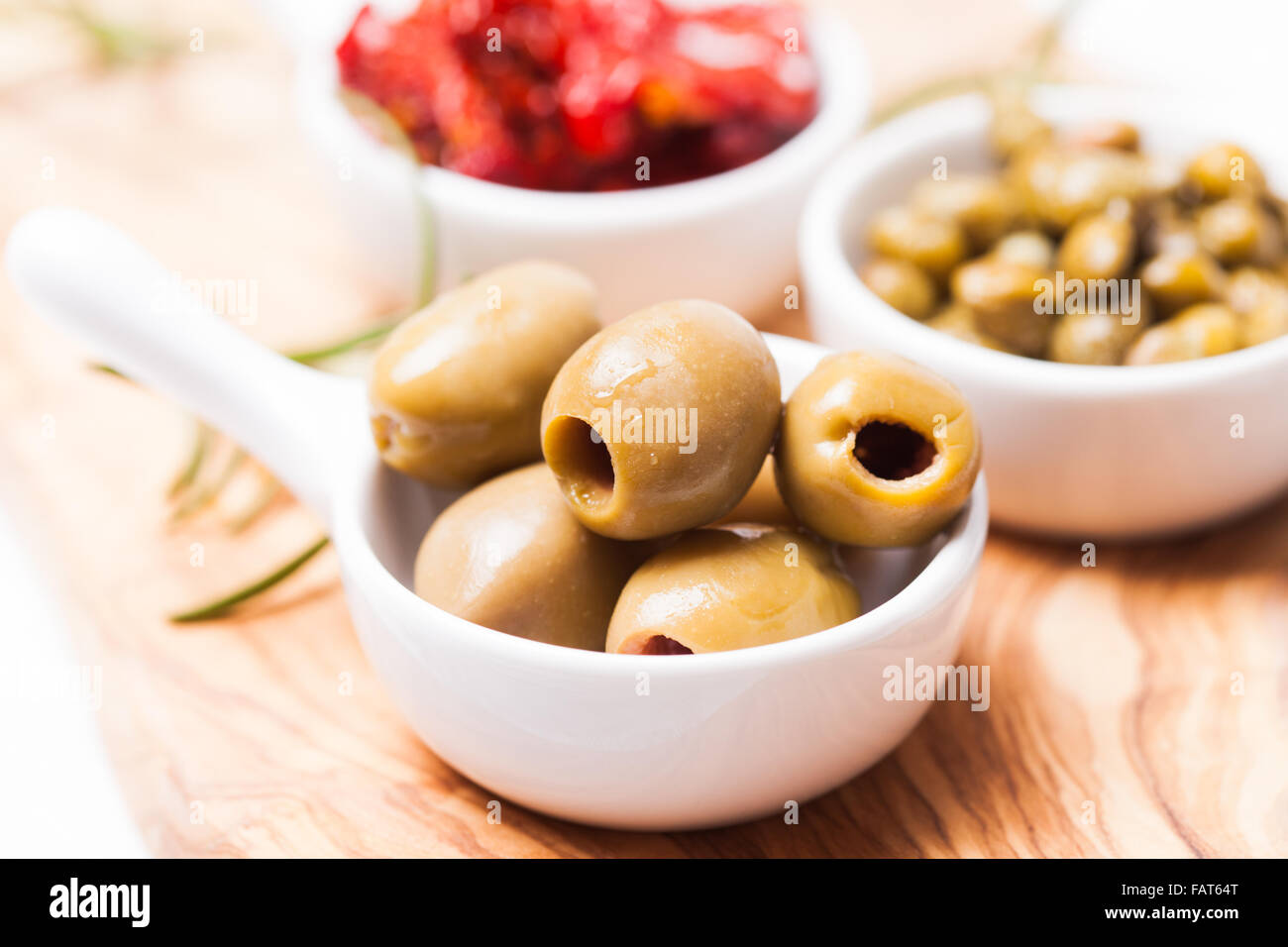 Marinated olives close up Stock Photo - Alamy