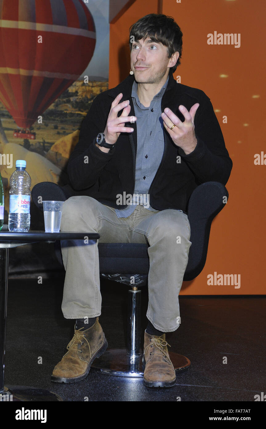 London. UK. Simon Reeve at the Destinations event, the Holiday and ...