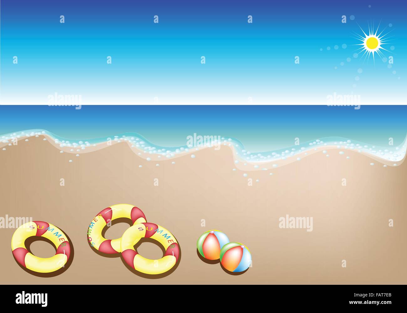 Floating inner tubes Stock Vector Images - Alamy