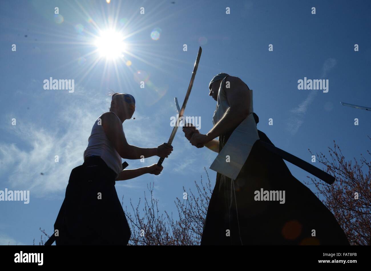 Sword Fight Silhouette