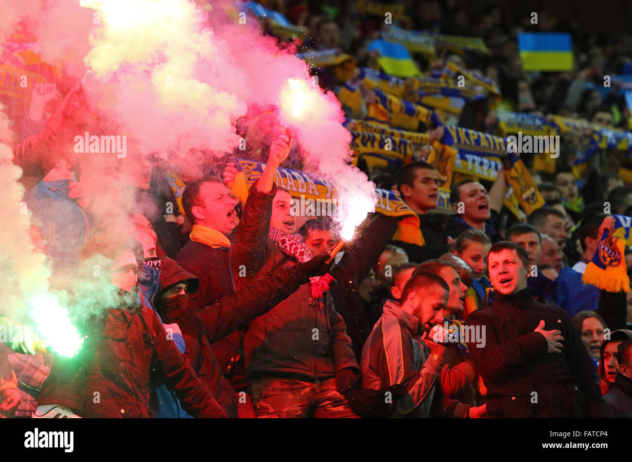 Emotions scarf flares smoke expression flag atmosphere patriotism joy ...