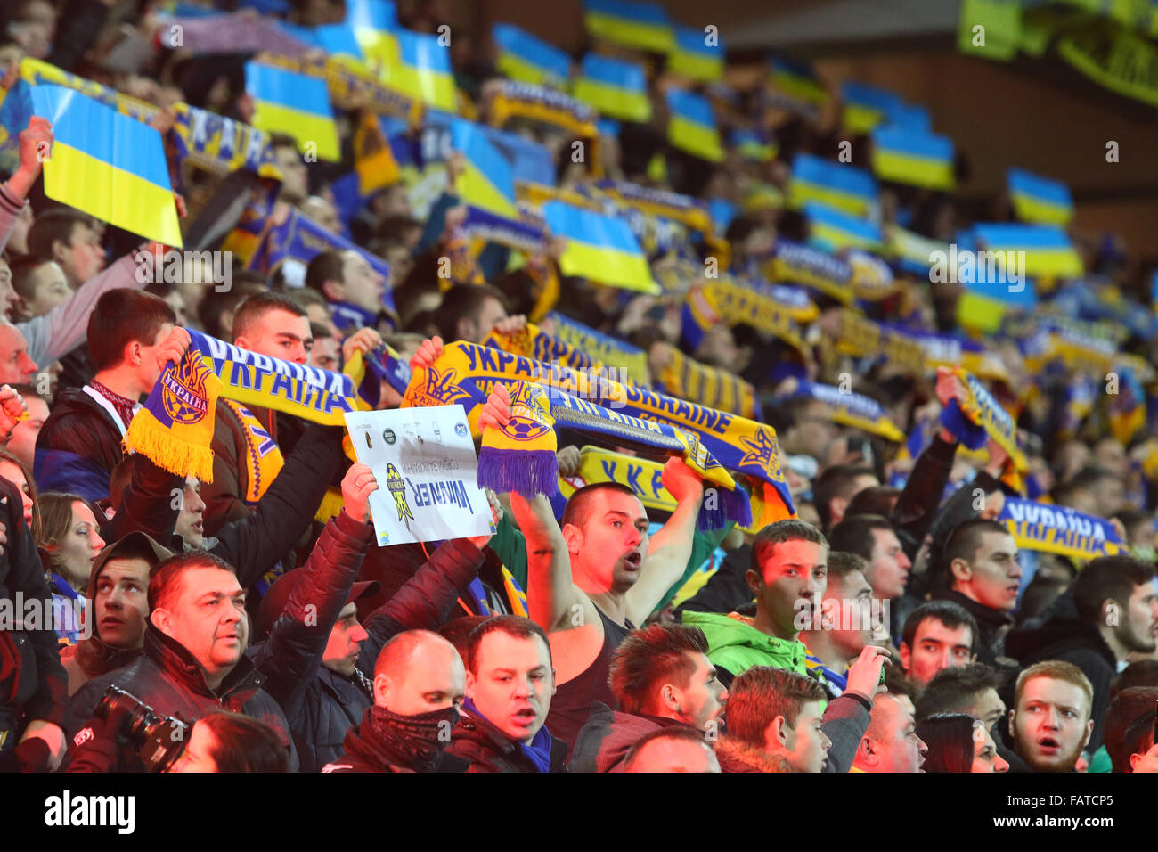 Football Supporter Stadium Euro 2016 High Resolution Stock Photography ...