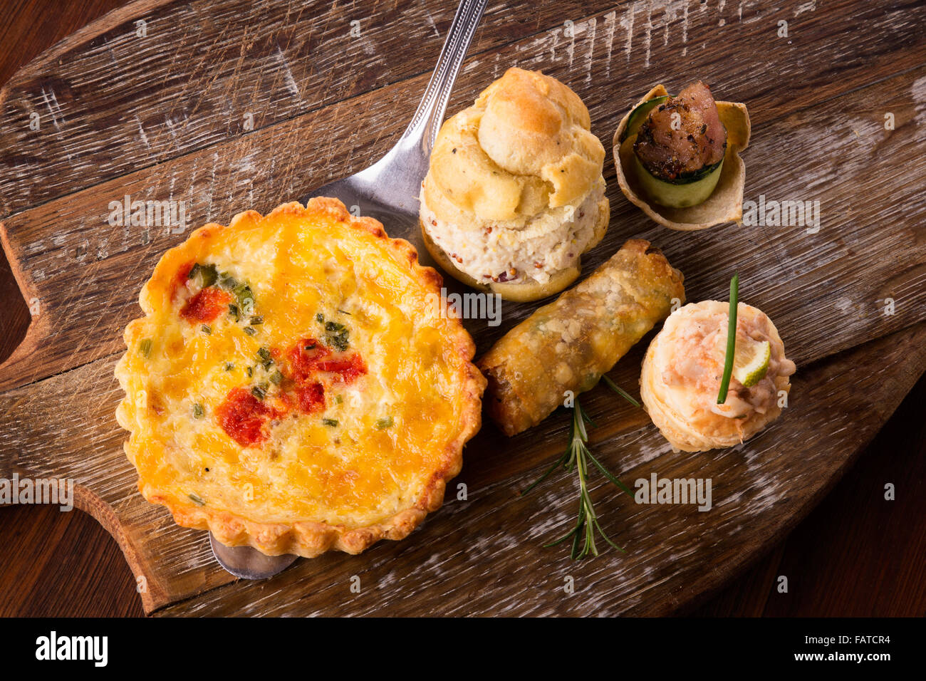 Puff pastry bites hi-res stock photography and images - Alamy