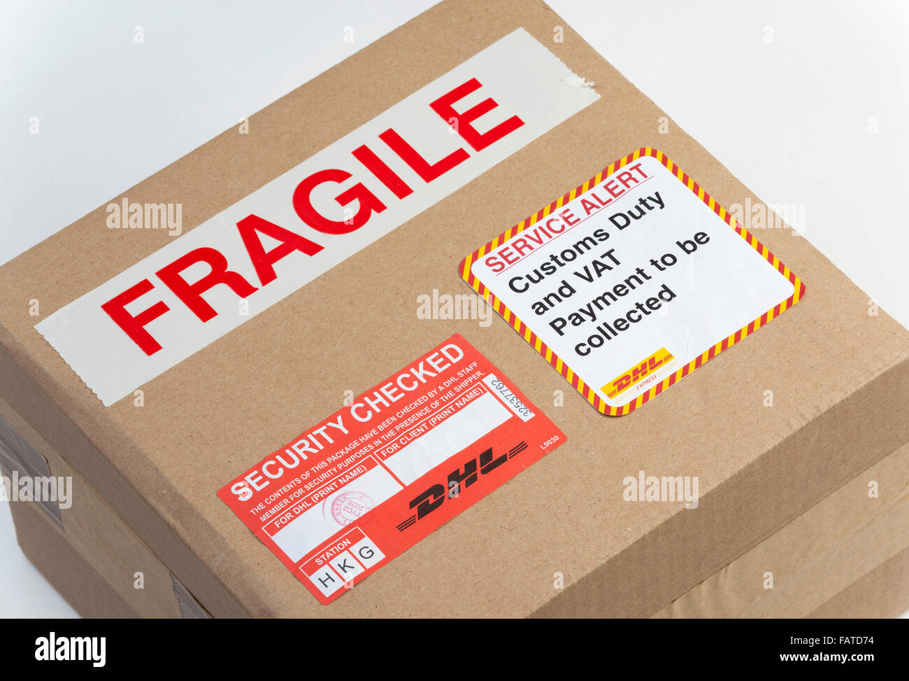 Fragile label hi-res stock photography and images - Alamy