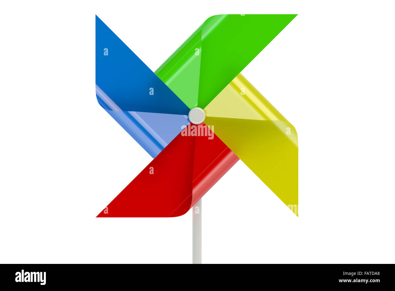 Pinwheel Toy isolated on white background Stock Photo - Alamy